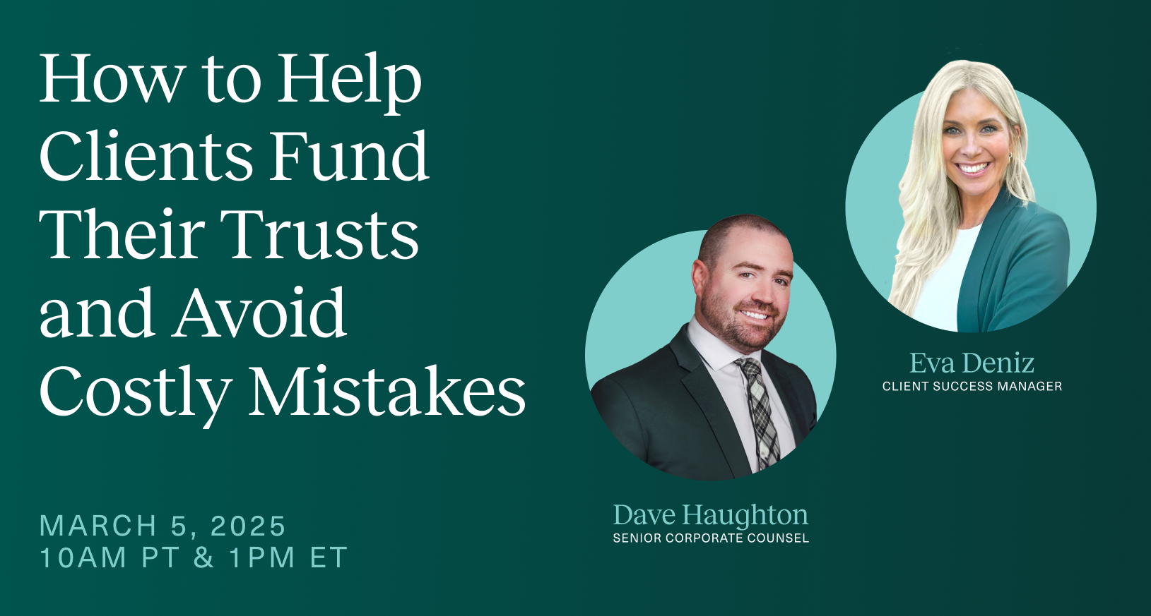 [Recording] How to Fund a Trust